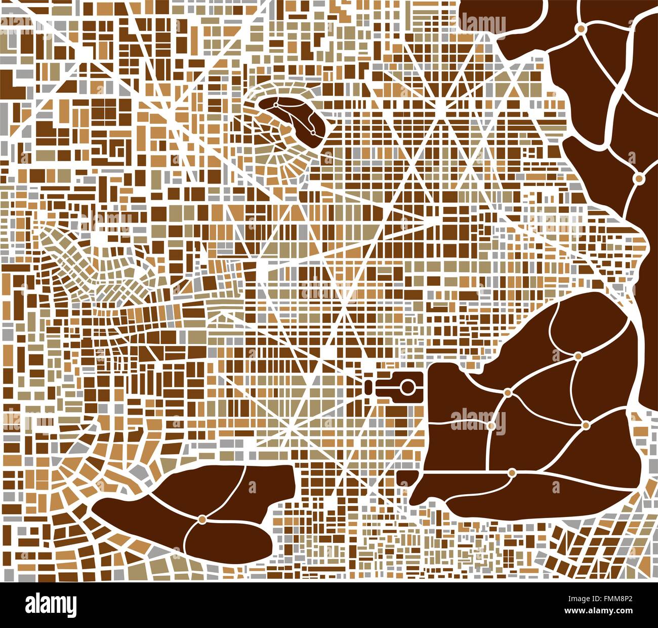 Abstract city plan Stock Vector Image & Art - Alamy