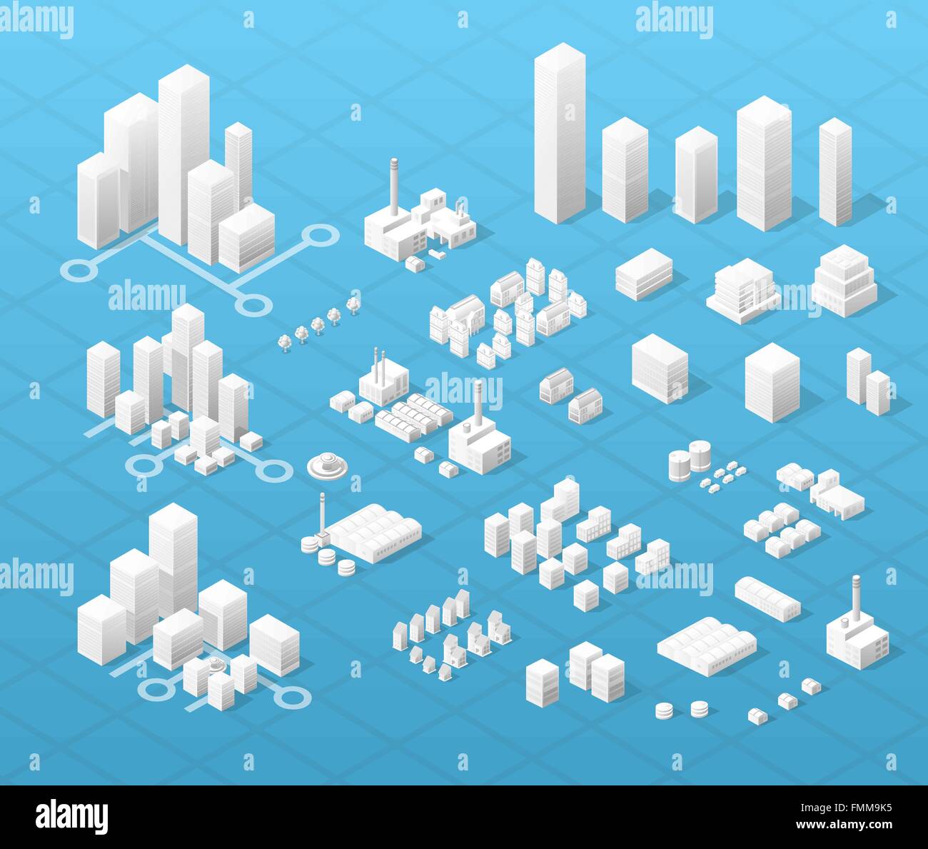 Large modern city Stock Vector Image & Art - Alamy