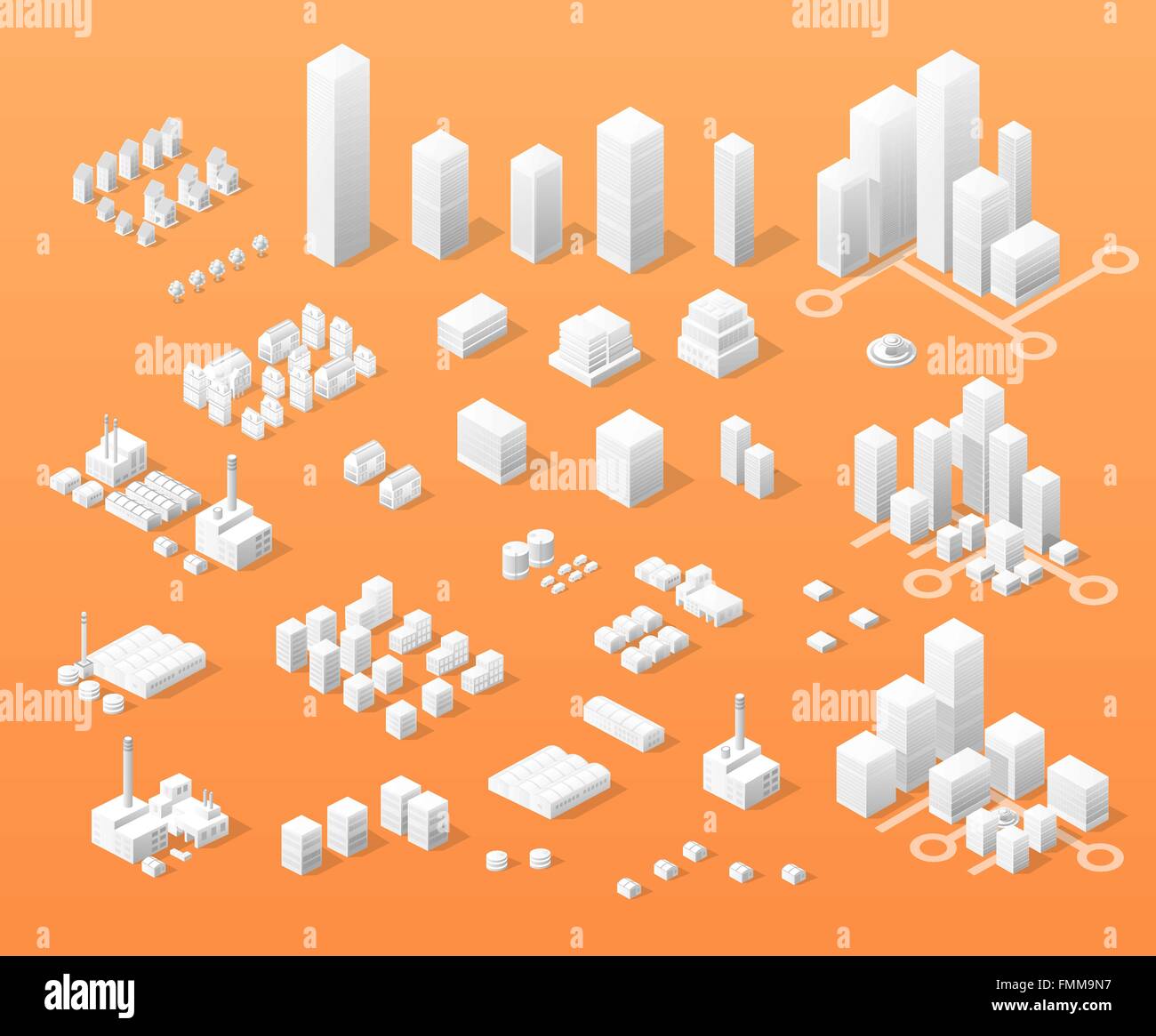 Print Vector isometric Stock Vector Image & Art - Alamy