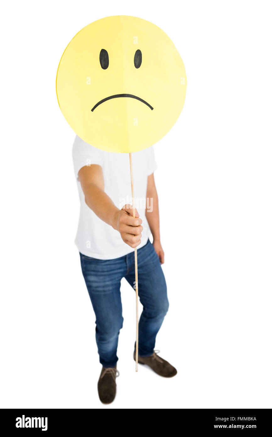 Sad Face Emoticon Cut Out Stock Images & Pictures - Alamy