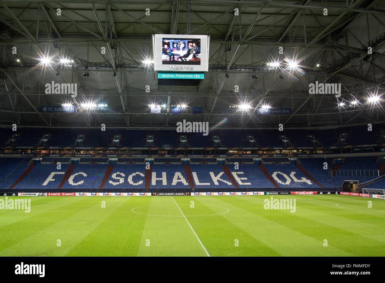 Veltins arena general view of the veltins arena hi-res stock ...