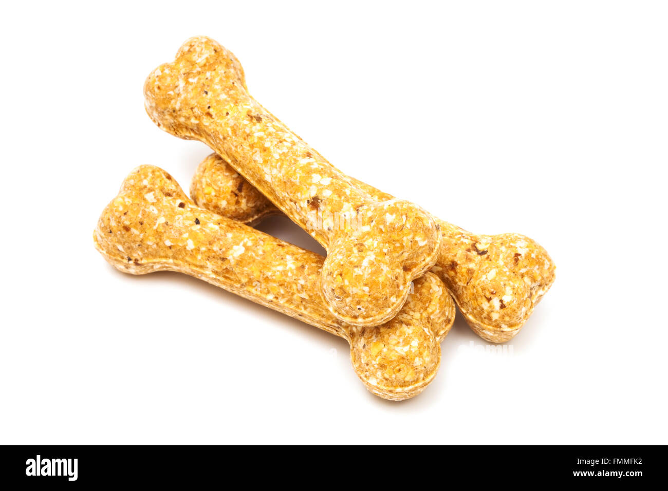 Artificial a bone for a dog with vitamins Stock Photo - Alamy