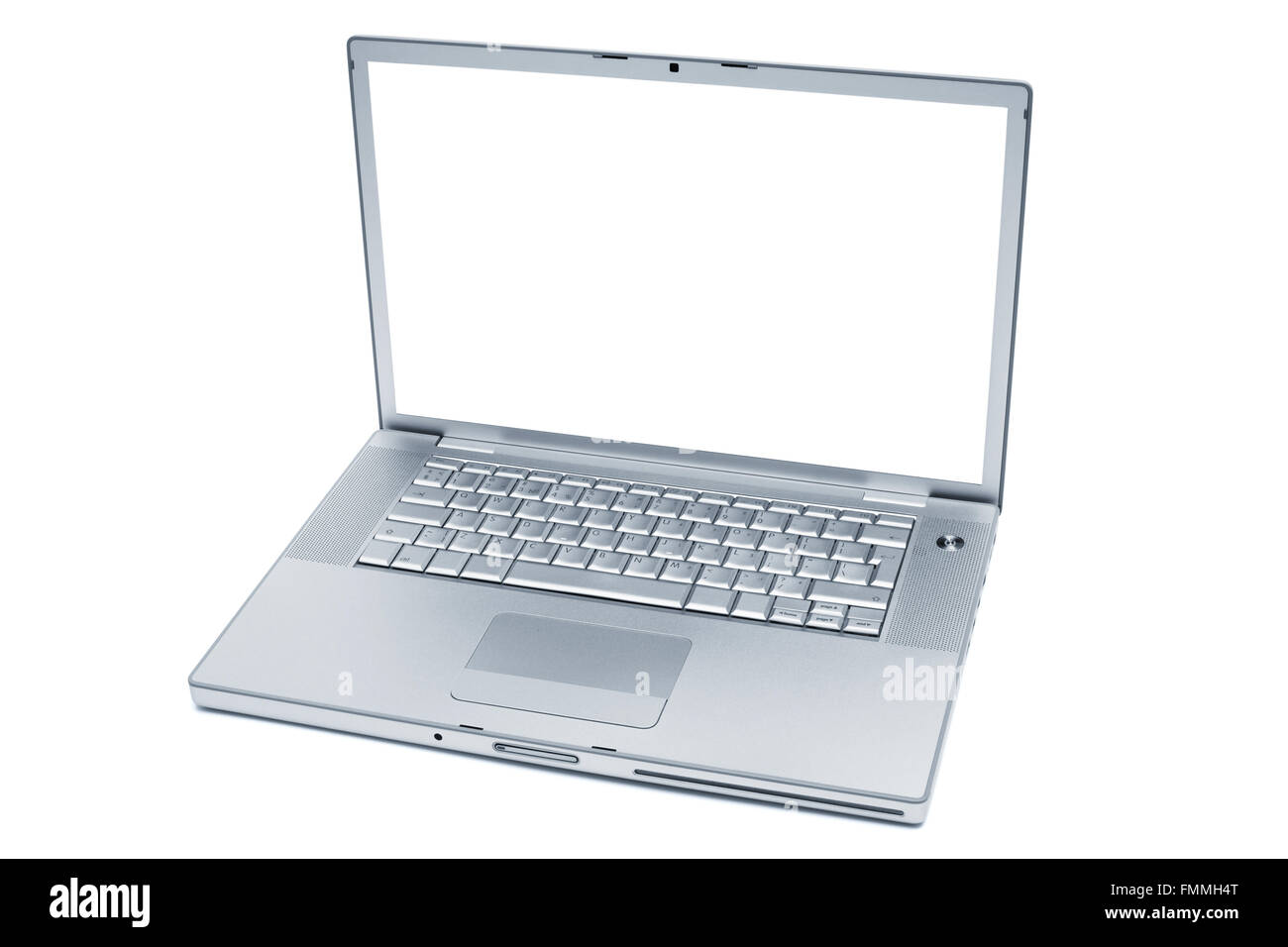 Modern and stylish laptop on a white background Stock Photo - Alamy