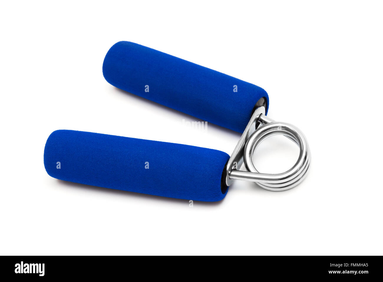 Modern hand flexor on a white background Stock Photo - Alamy