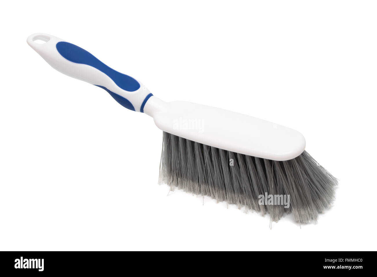 Modern plastic broom on a white background Stock Photo - Alamy