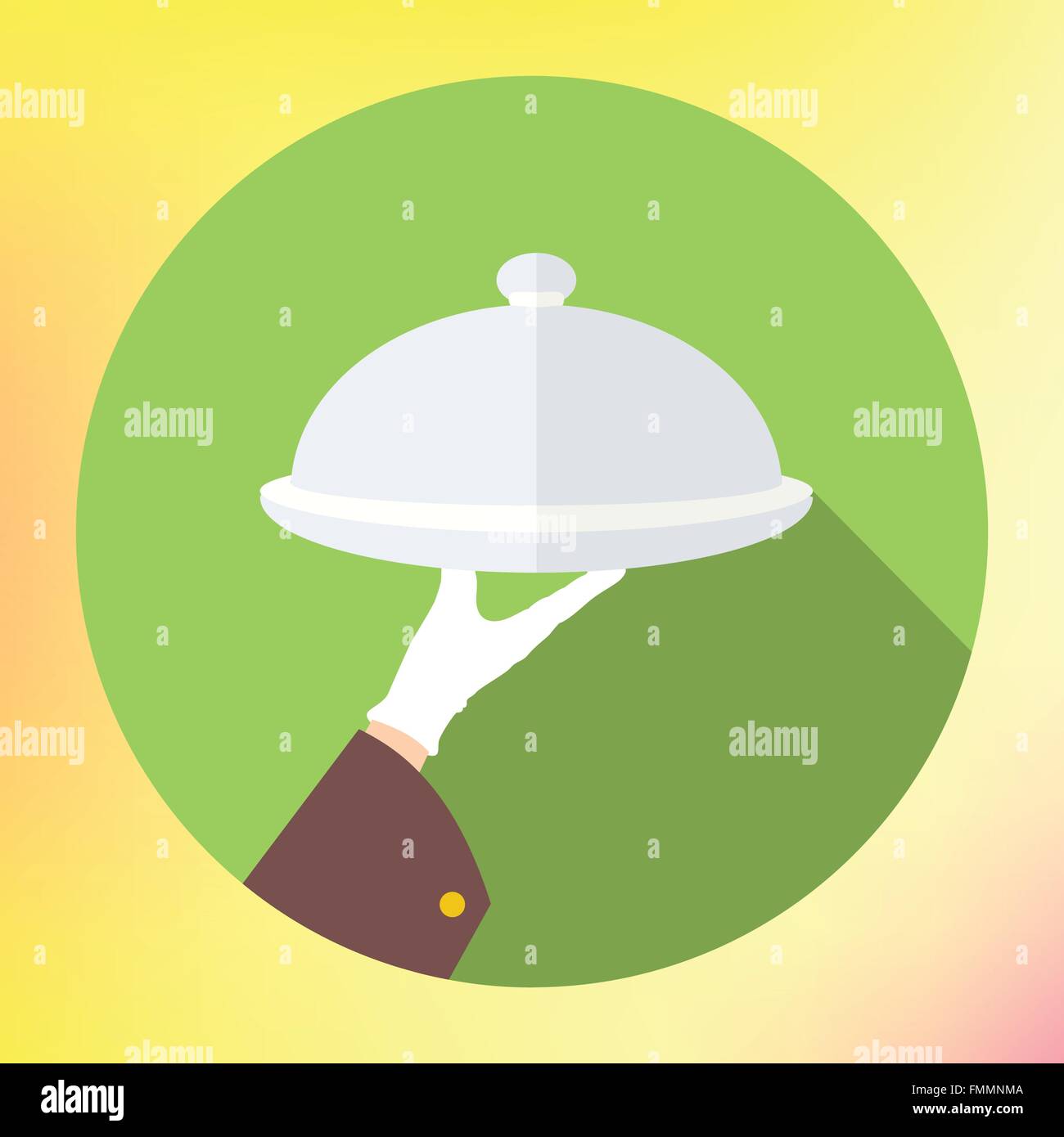 Hand holding empty metal Stock Vector Images - Alamy