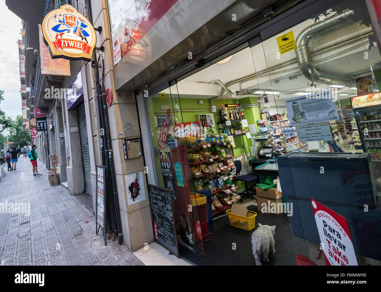 Store with products from Poland in Eixample district, Barcelona, Spain ...