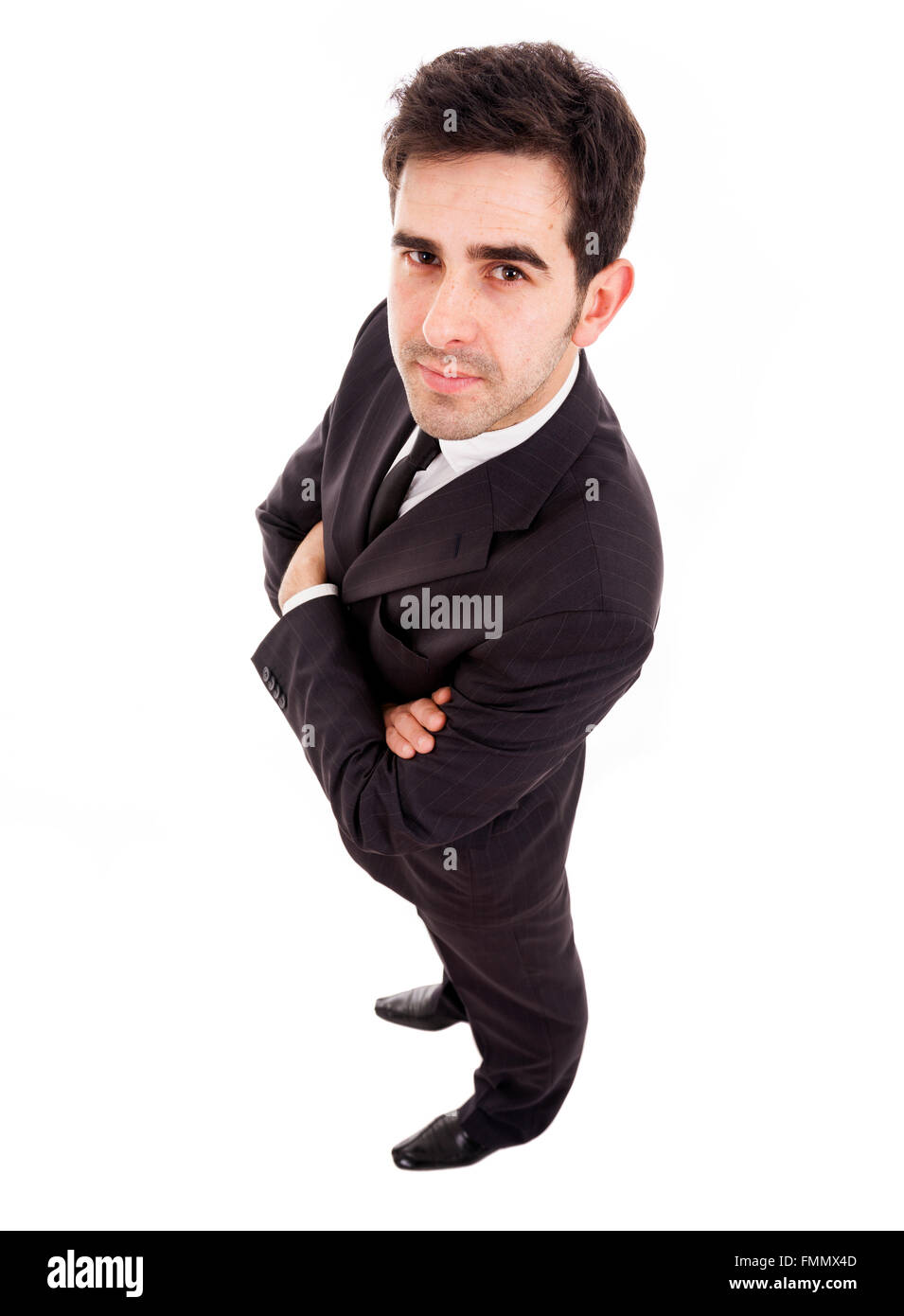 young business man full legth isolated on white background Stock Photo ...