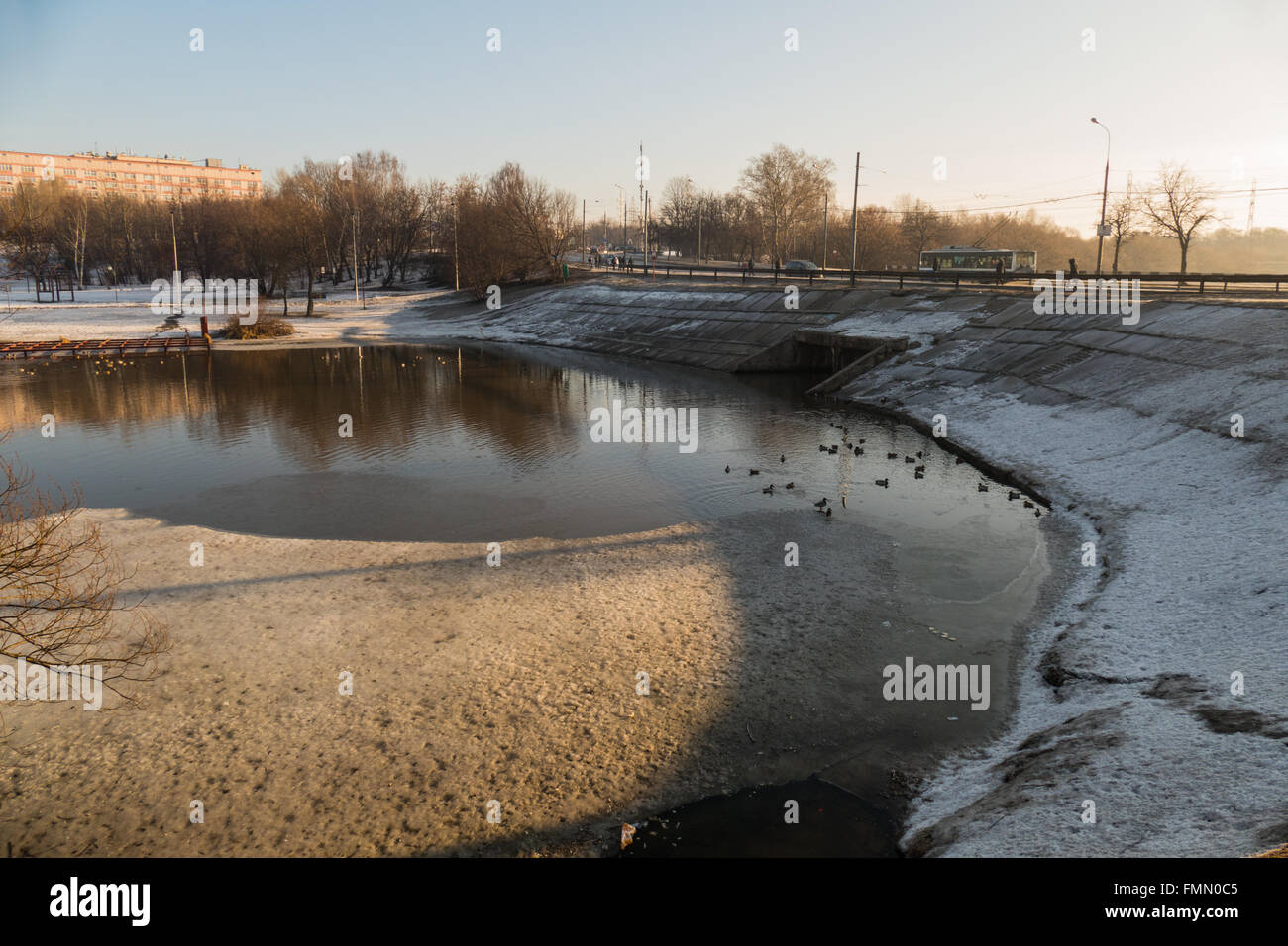 Melt water pond hi-res stock photography and images - Alamy