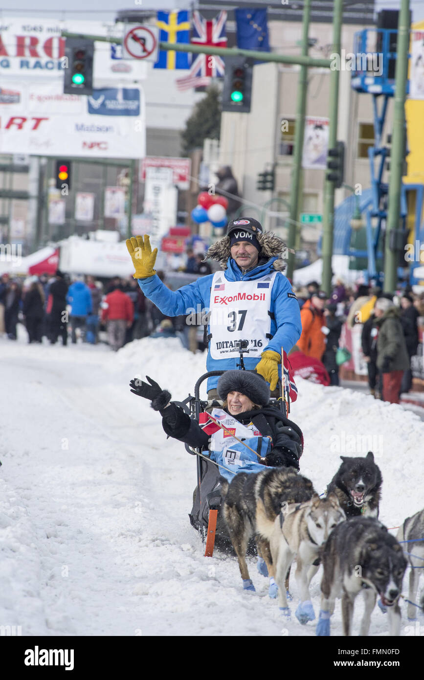 Iditarod race winner hi-res stock photography and images - Alamy