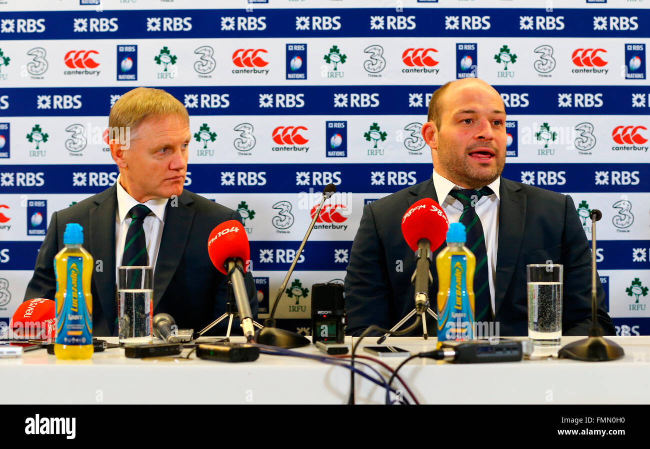 Aviva Stadium, Dublin, Ireland. 12th Mar, 2016. RBS Six Nations ...