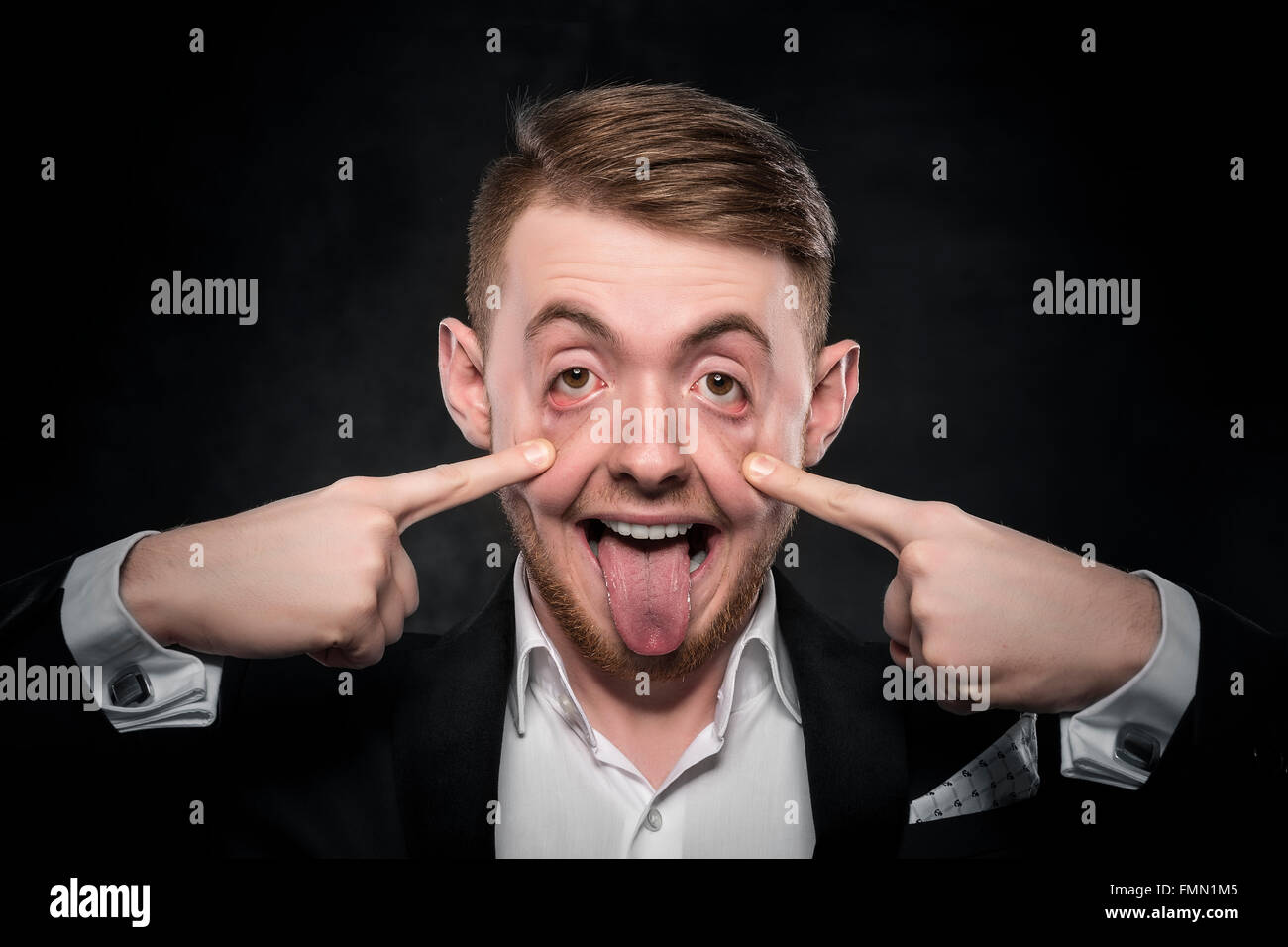 Intelligent male face hi-res stock photography and images - Alamy