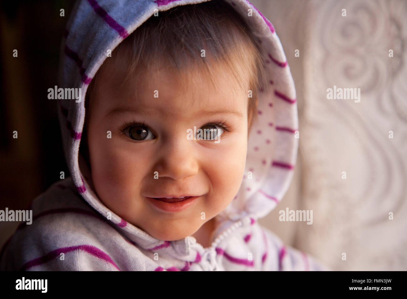 Look and joy of a baby Stock Photo - Alamy