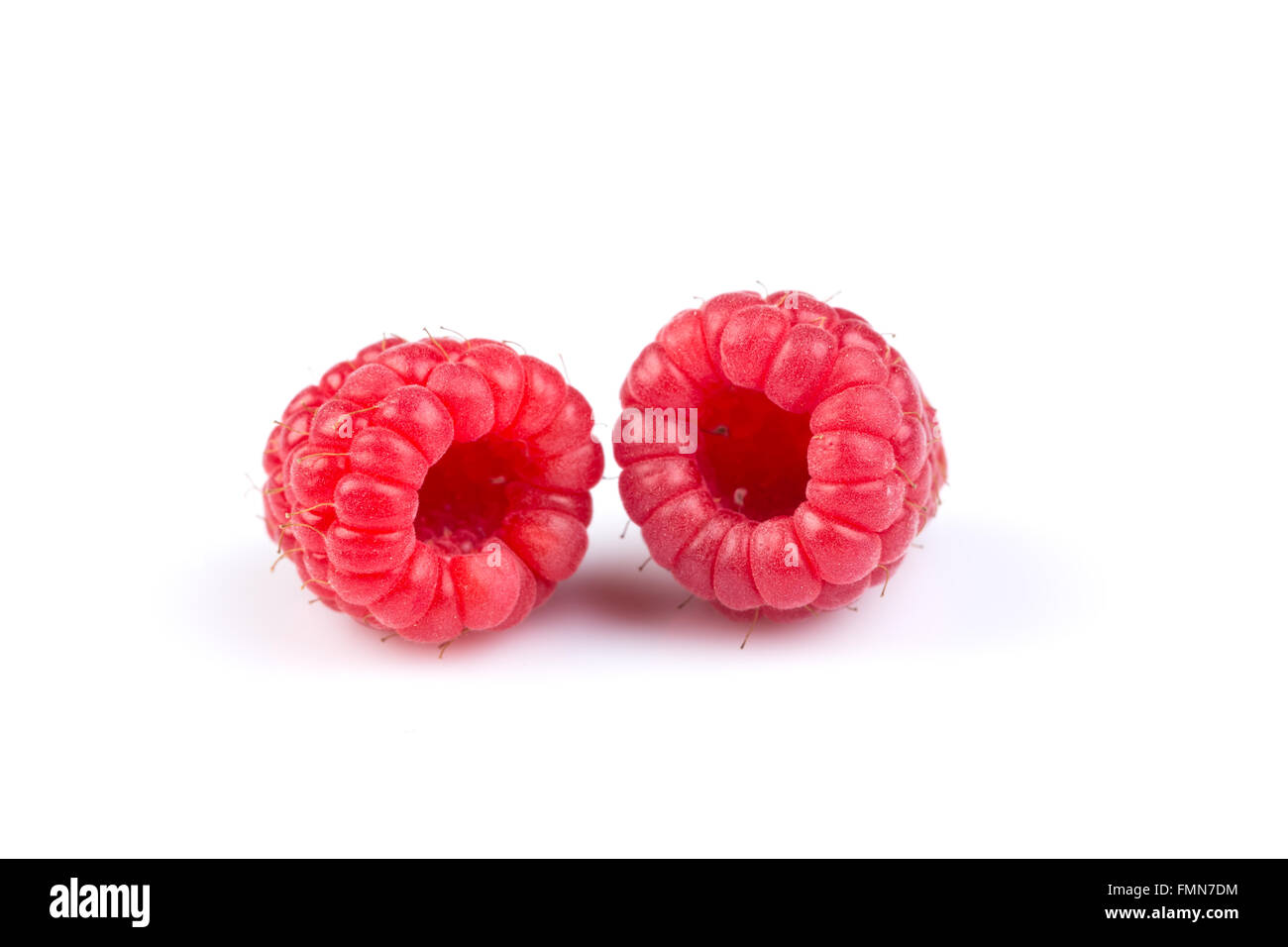 Fresh raspberry isolated on a white background Stock Photo - Alamy