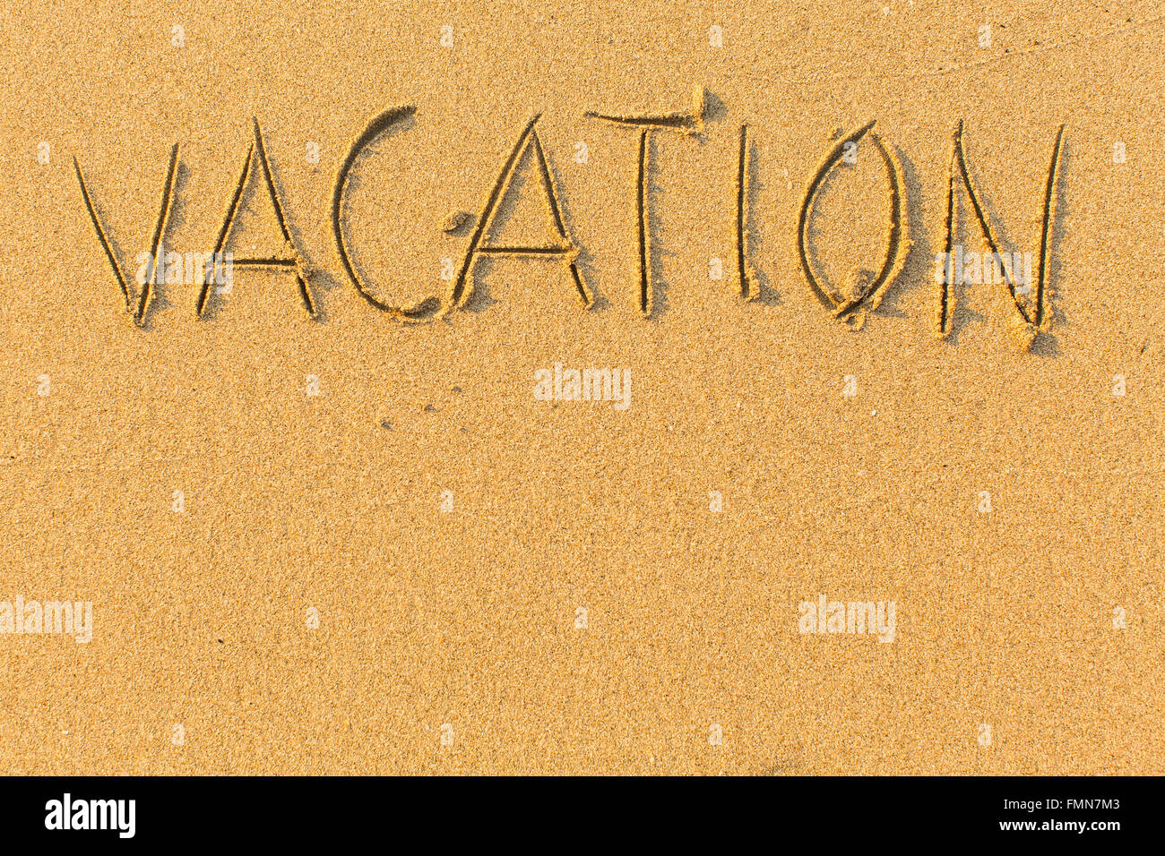 Vacation word hi-res stock photography and images - Alamy