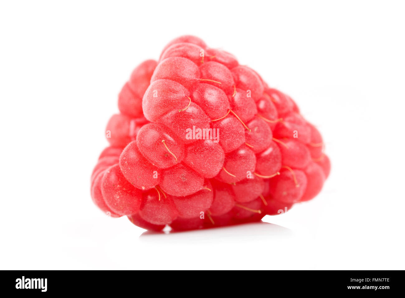 Raspberry isolated on white background Stock Photo - Alamy