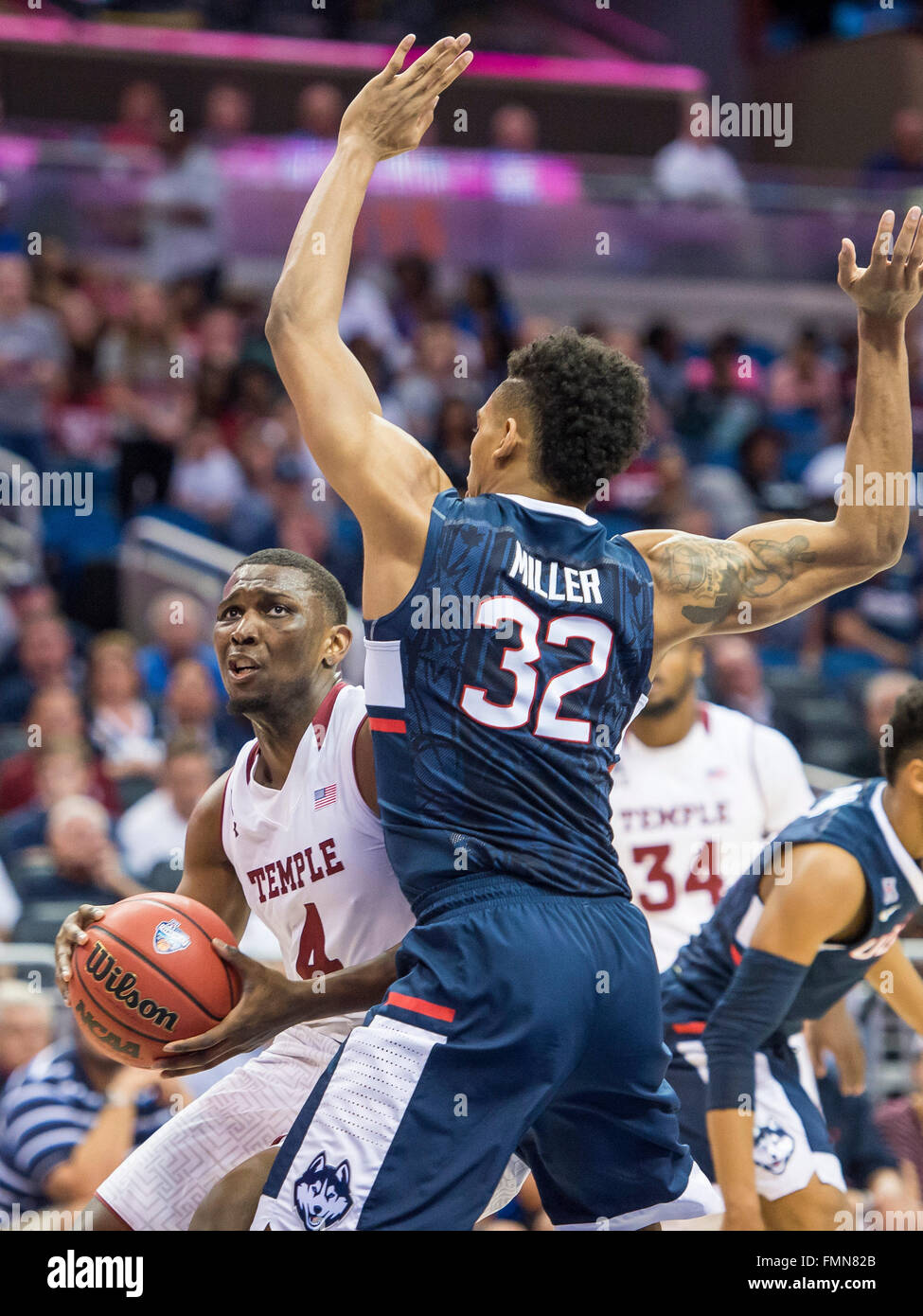 Orlando, FL, USA. 12th Mar, 2016. Connecticut forward Shonn Miller (32 ...