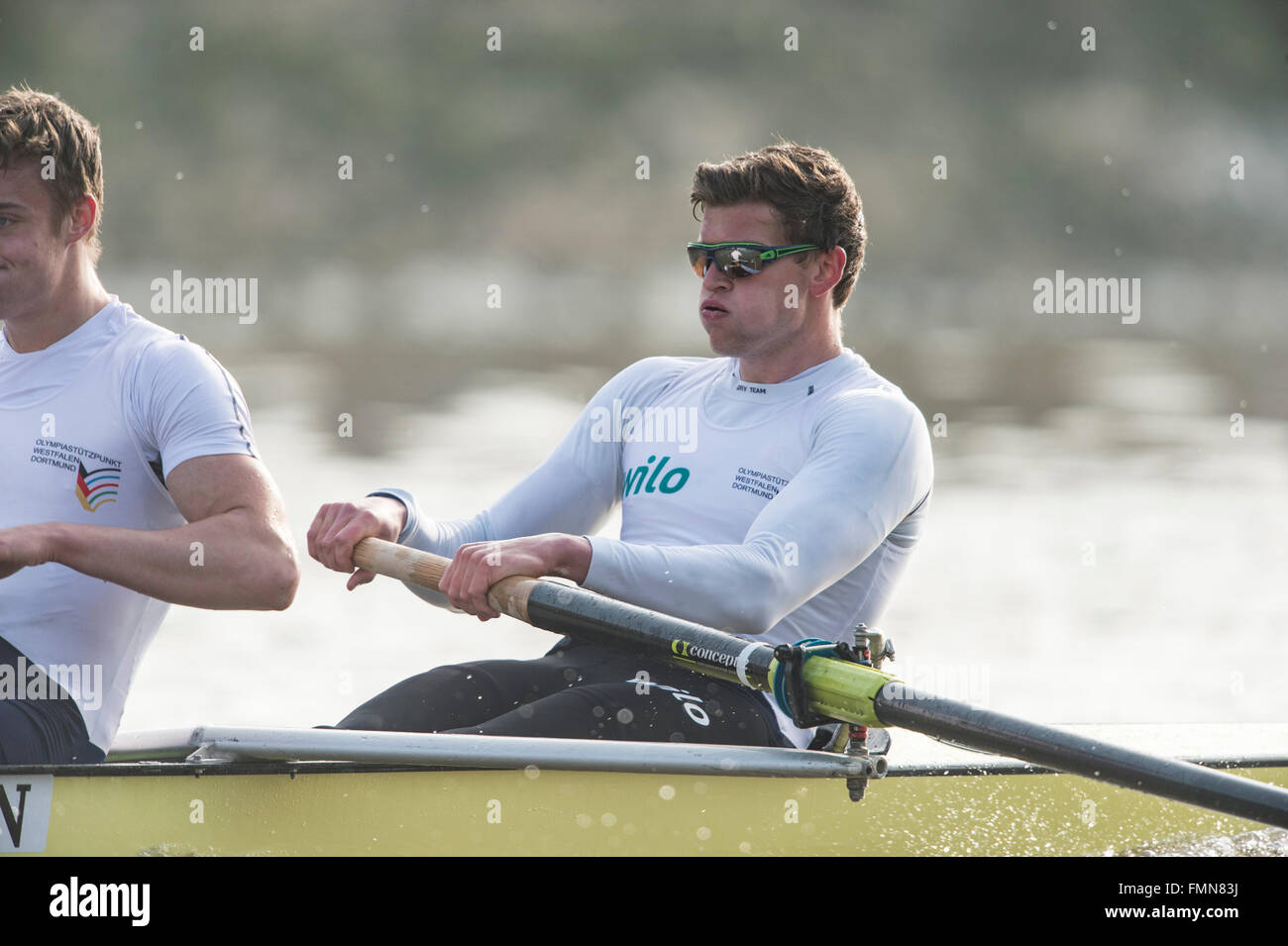 UK. 12th March, 2016. Boat Race Final Fixtures prior to the Boat Race ...