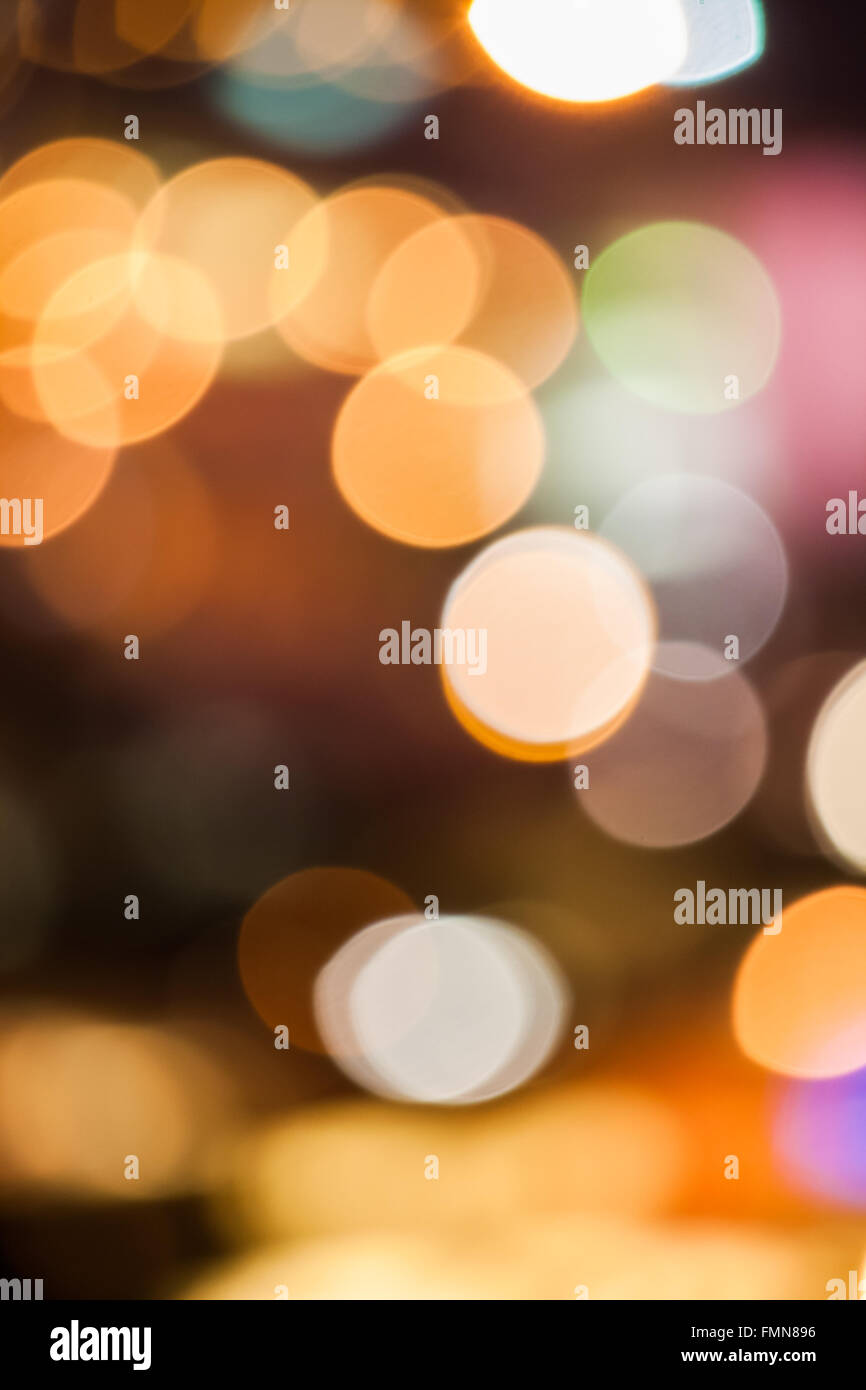 Bokeh lights of the streets in Malaysia Stock Photo - Alamy