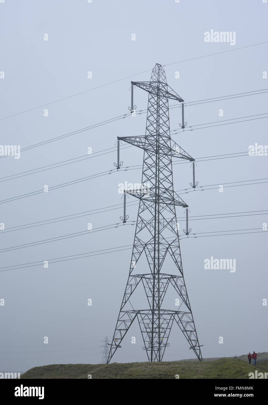 Overhead Electricity Power Lines On Stock Photos & Overhead Electricity ...
