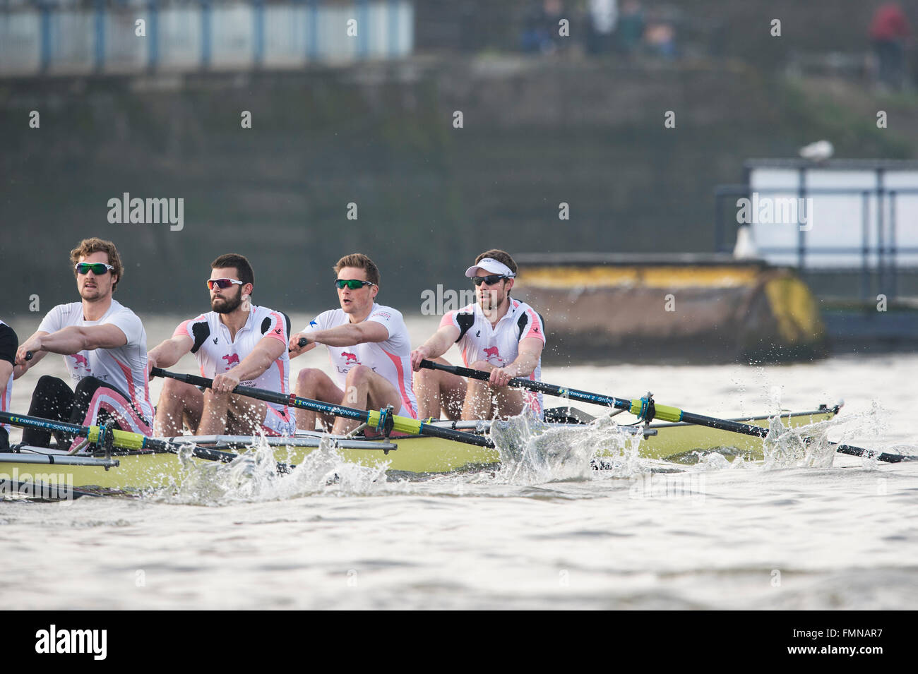 UK. 12th March, 2016. Boat Race Final Fixtures prior to the Boat Race ...