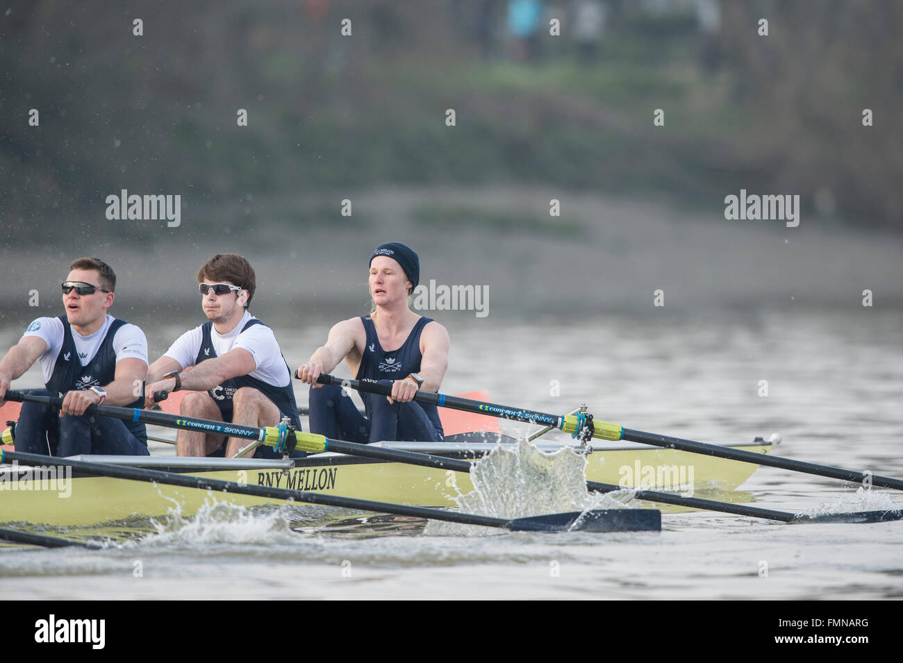 UK. 12th March, 2016. Boat Race Final Fixtures prior to the Boat Race ...