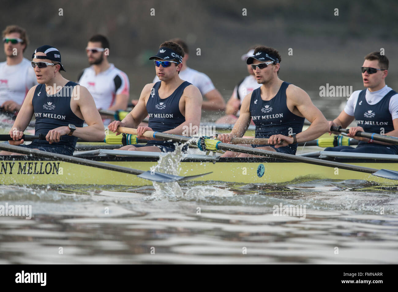UK. 12th March, 2016. Boat Race Final Fixtures prior to the Boat Race ...