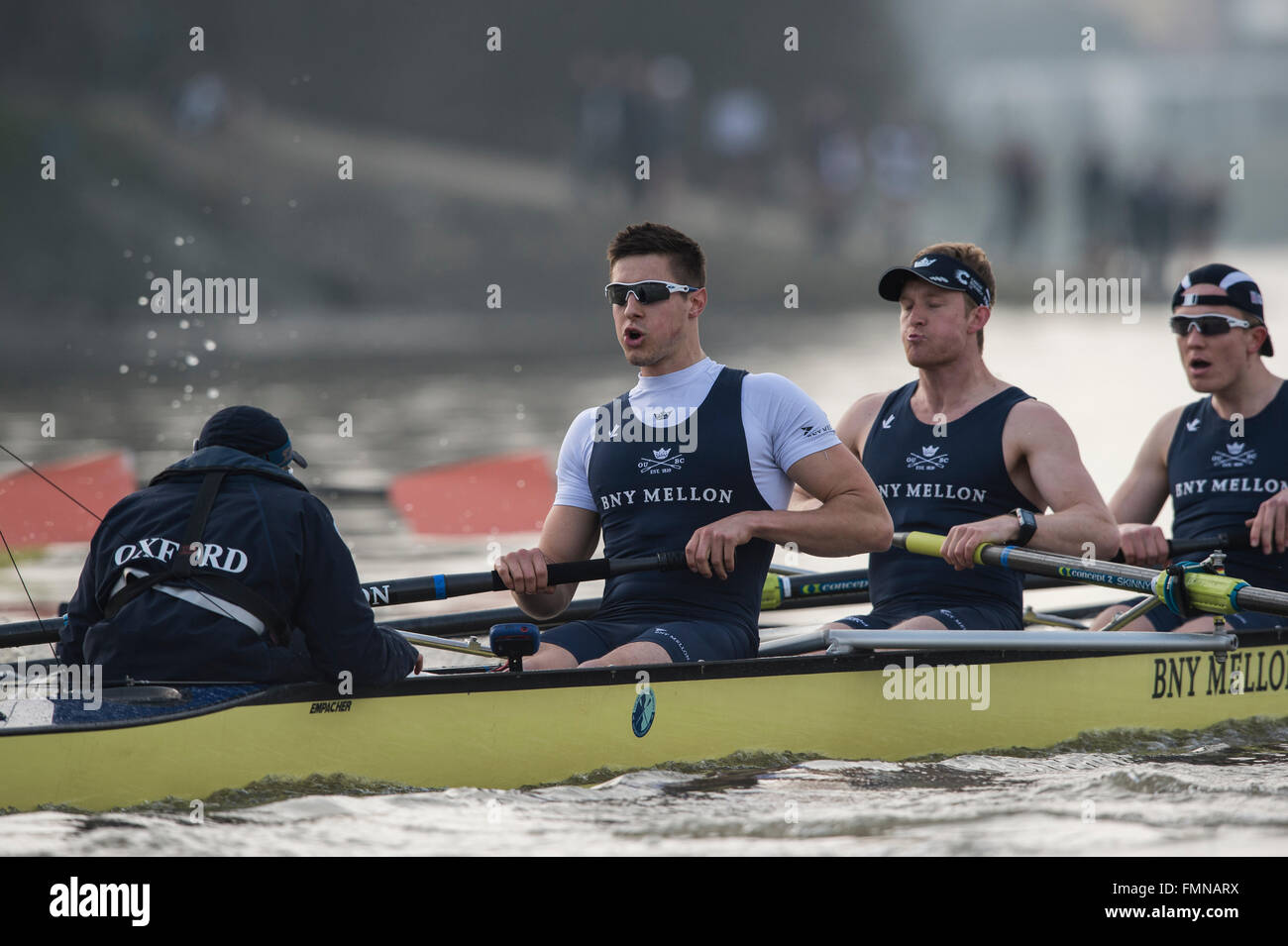 UK. 12th March, 2016. Boat Race Final Fixtures prior to the Boat Race ...