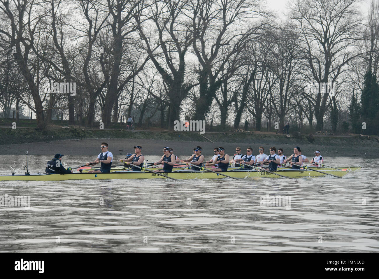 UK. 12th March, 2016. Boat Race Final Fixtures prior to the Boat Race ...