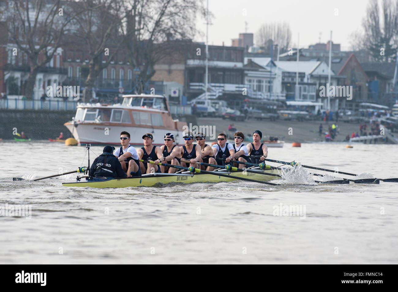 UK. 12th March, 2016. Boat Race Final Fixtures prior to the Boat Race ...