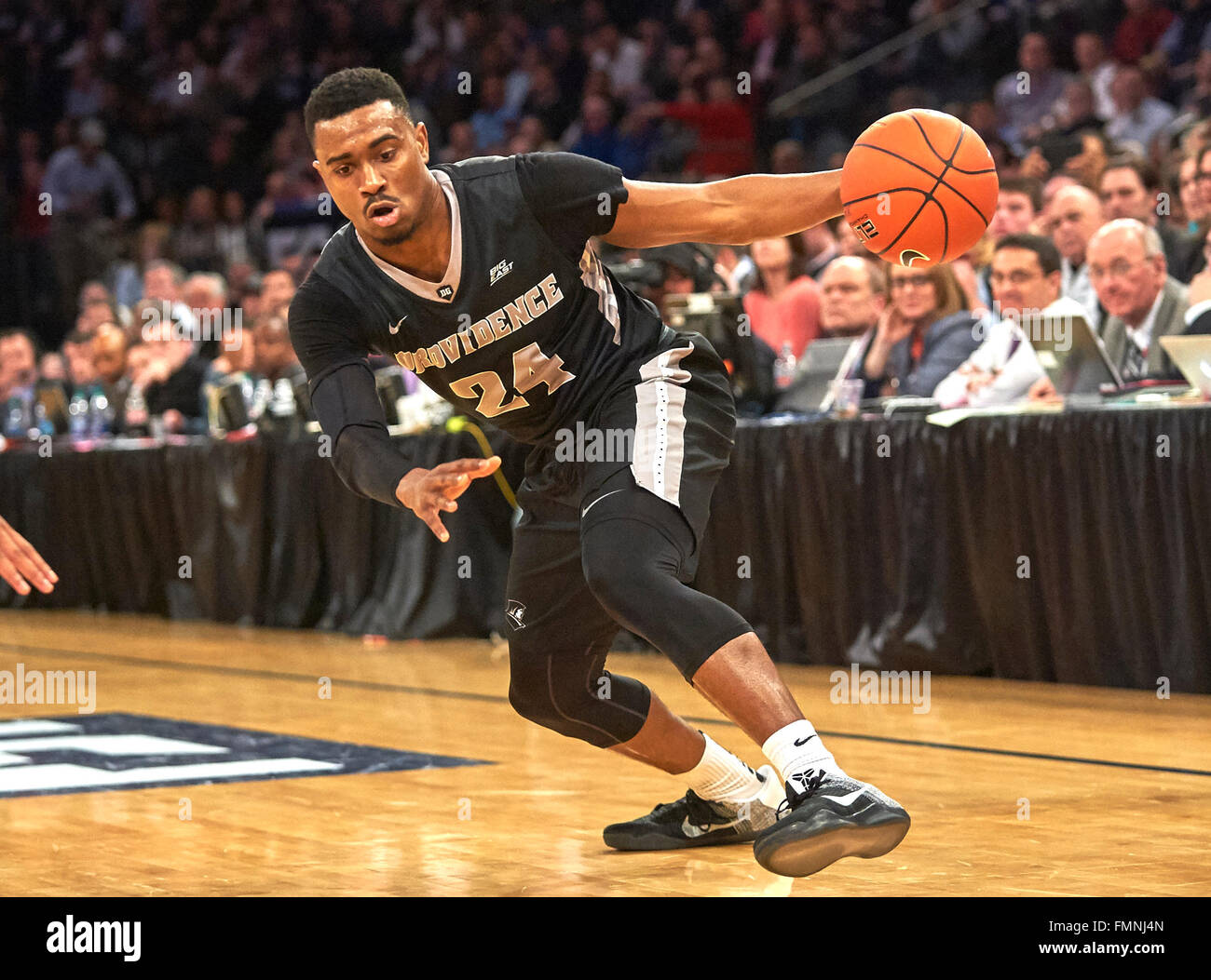 New York, New York, USA. 12th Mar, 2016. Providence Friars' guard Kyron ...