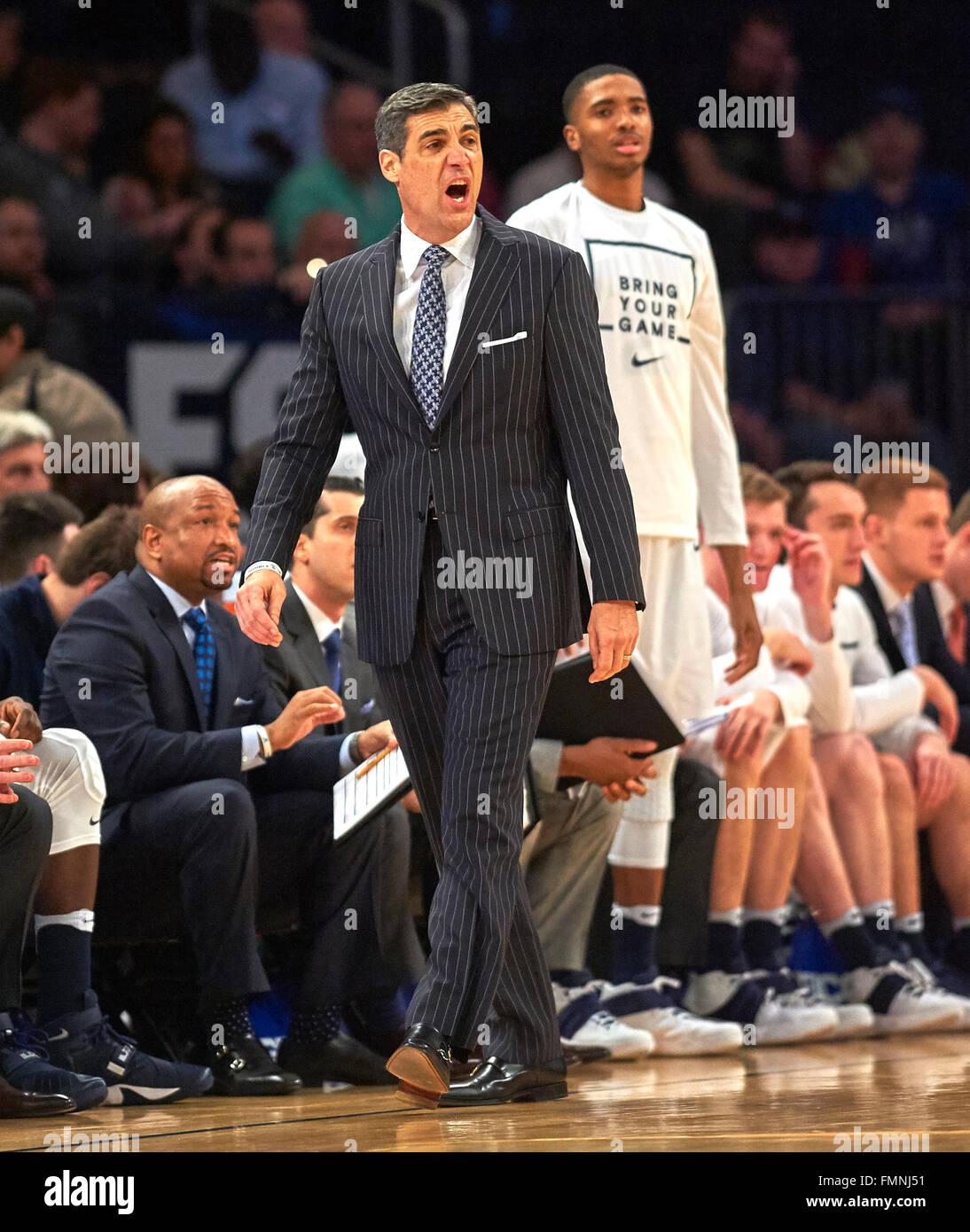 New York, New York, USA. 12th Mar, 2016. Villanova Wildcats' head coach ...