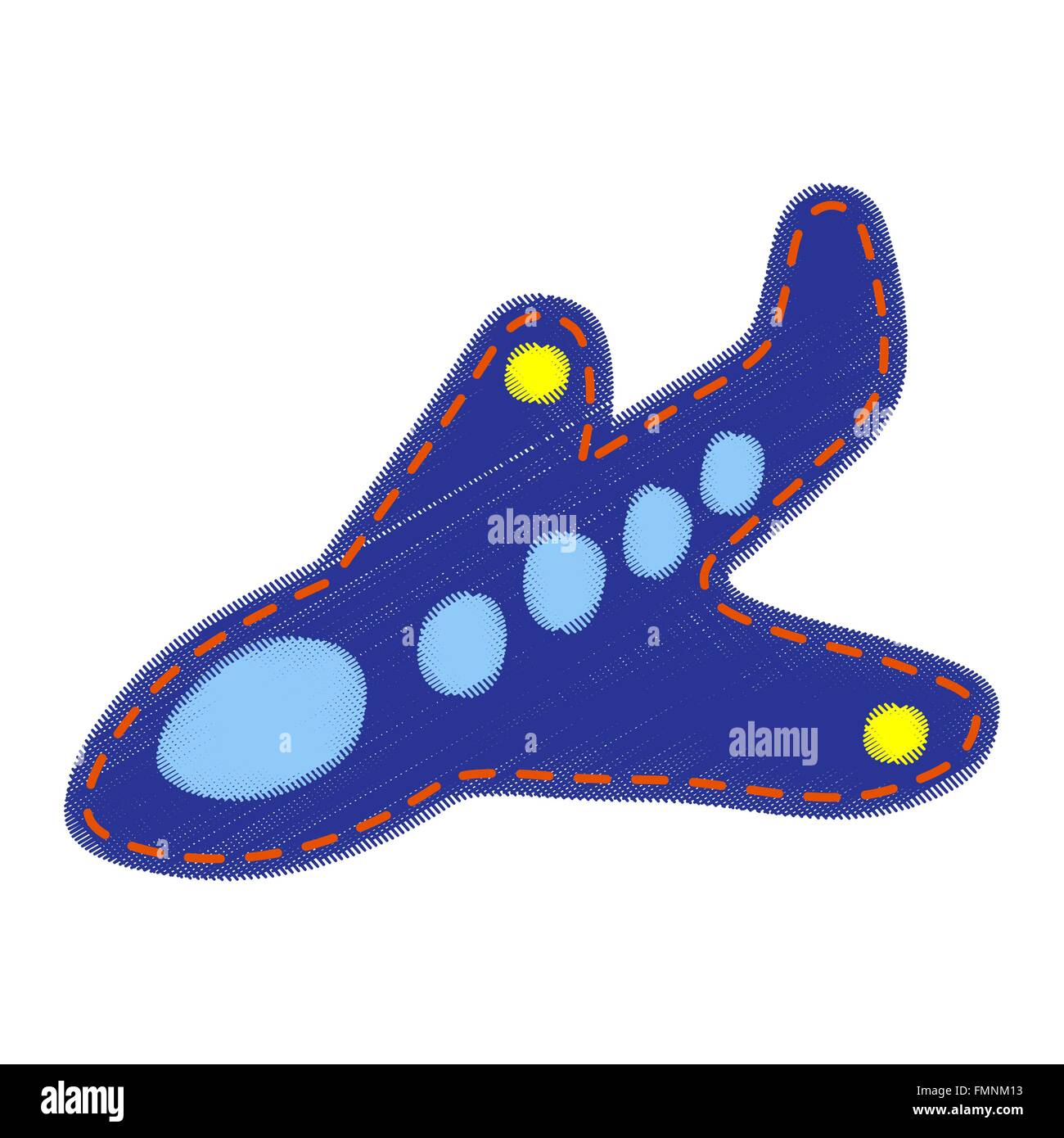 Patch with aircraft - for kids Stock Vector Image & Art - Alamy