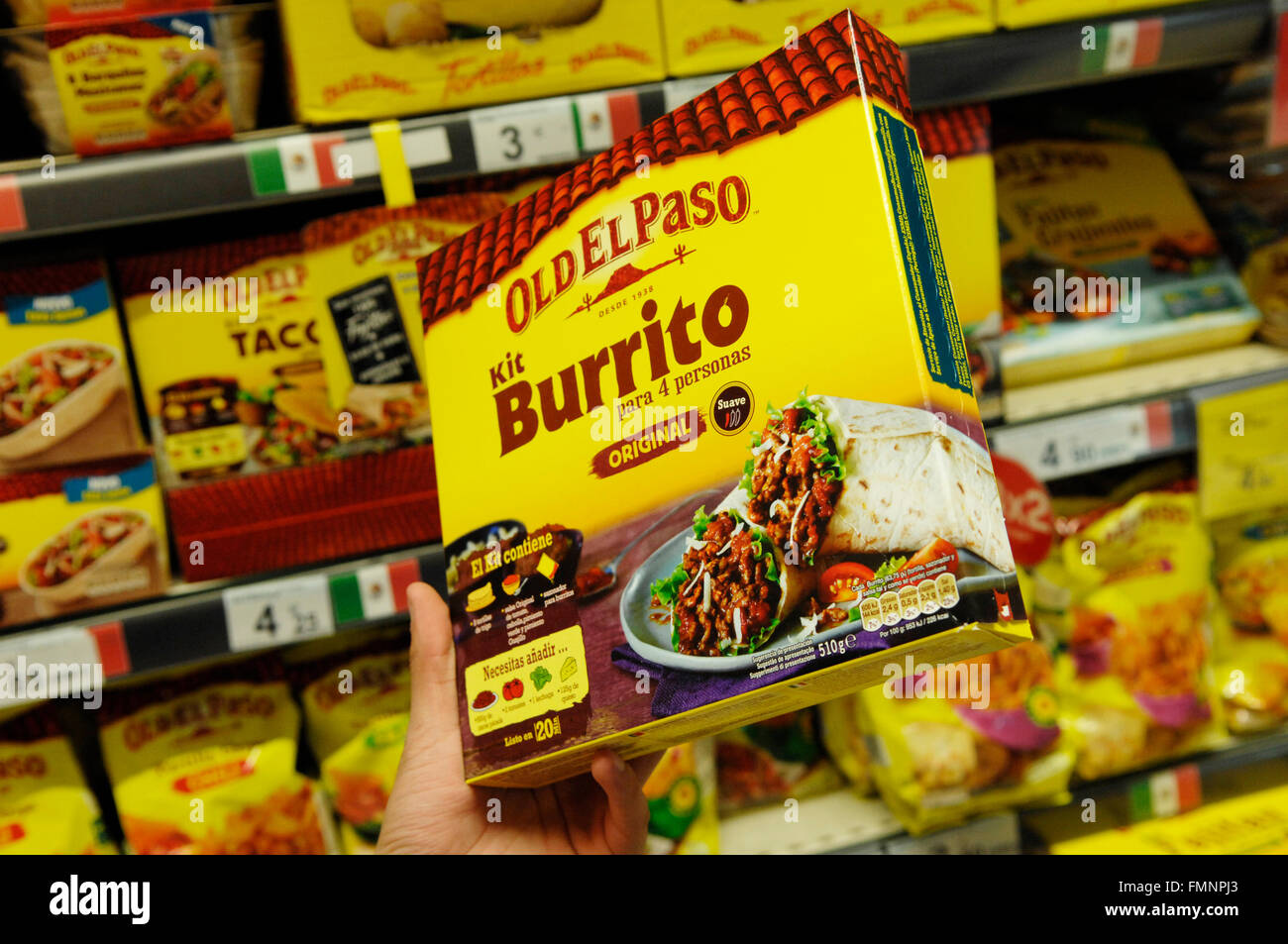 Old El Paso Burrito Stock Photo - Alamy