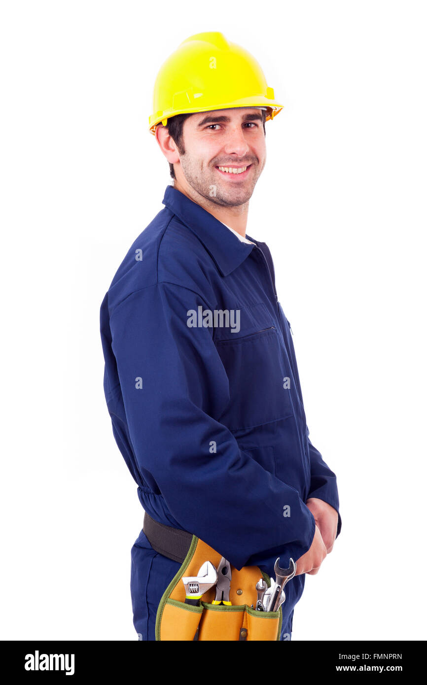 Manufacture worker white background hi-res stock photography and images ...