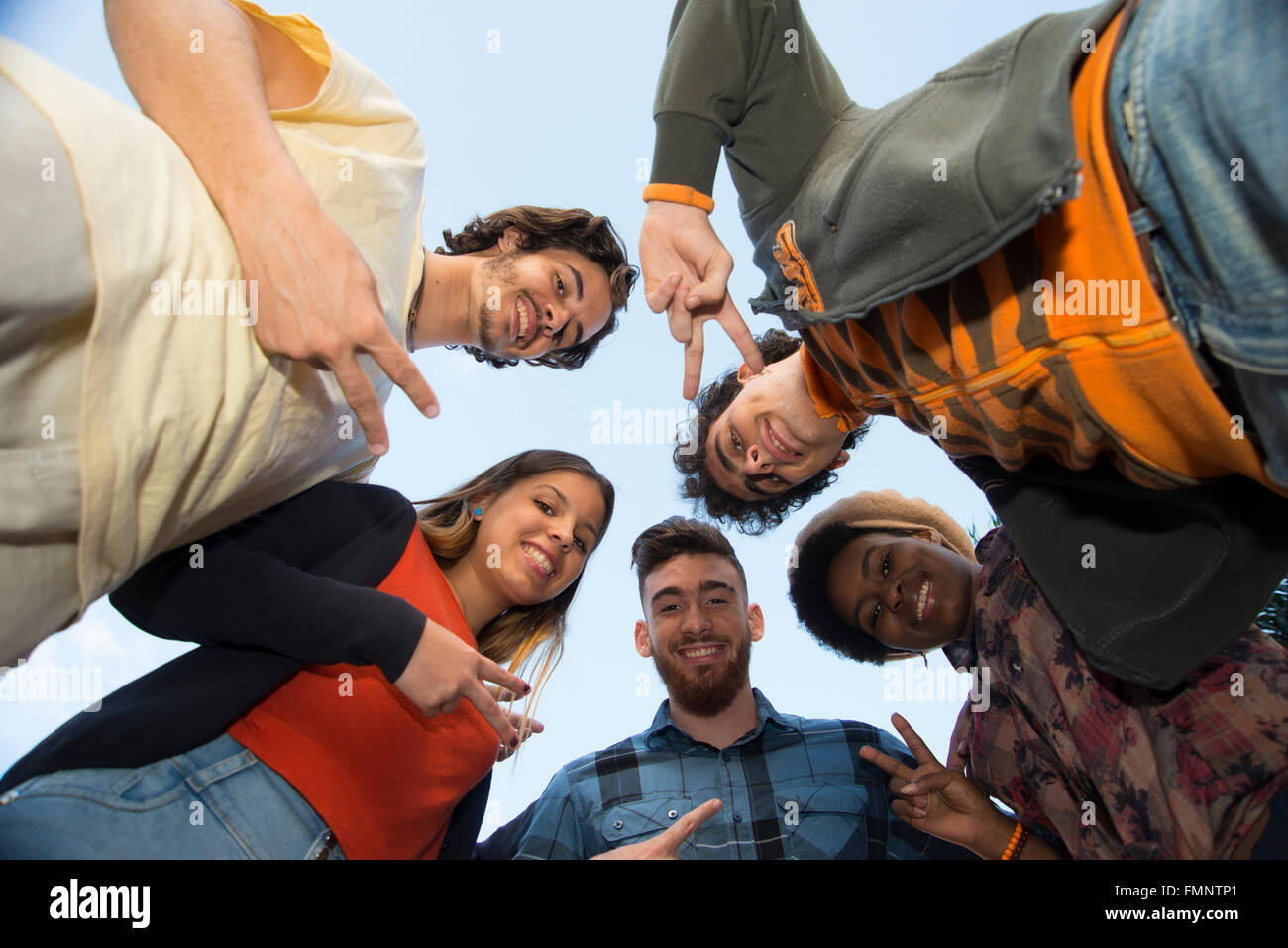 Students Girls Having Fun University Joy High Resolution Stock ...