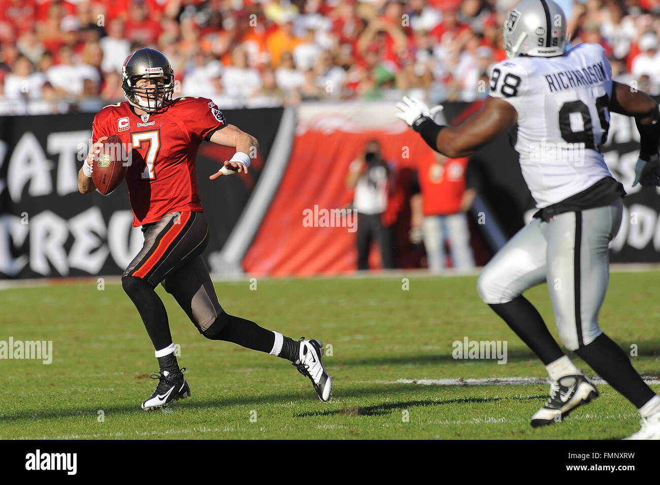 Tampa, Fla, USA. 28th Dec, 2008. Tampa Bay Buccaneers quarterback Jeff ...