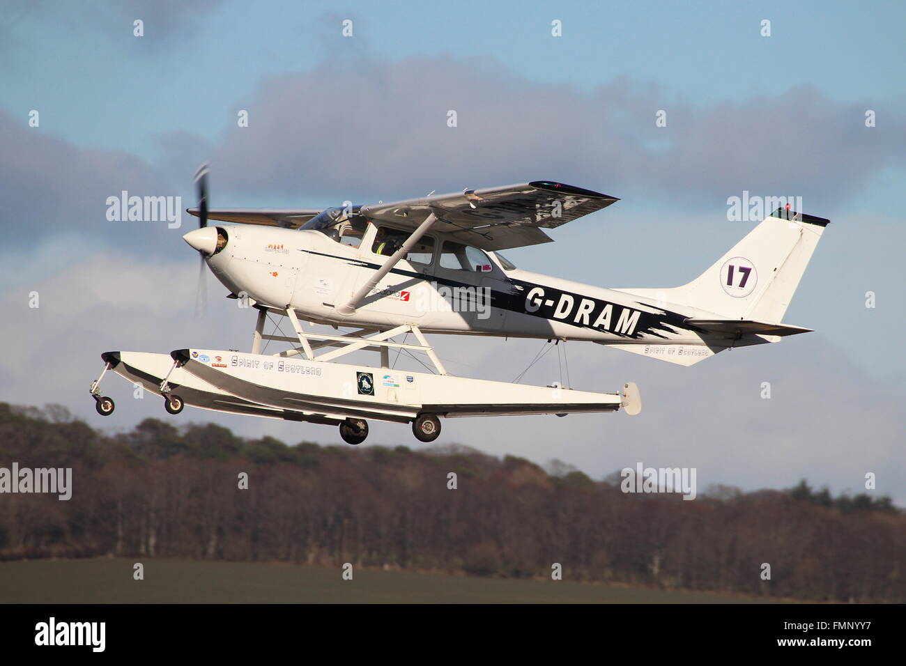 G-DRAM, a Reims-Cessna FR172F Rocket in floatplane configuration, at ...
