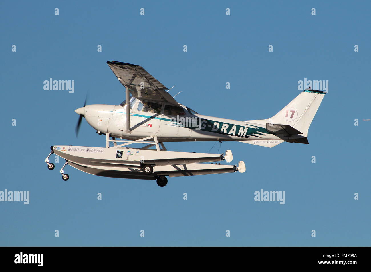 G-DRAM, a Reims-Cessna FR172F Rocket in floatplane configuration, at ...