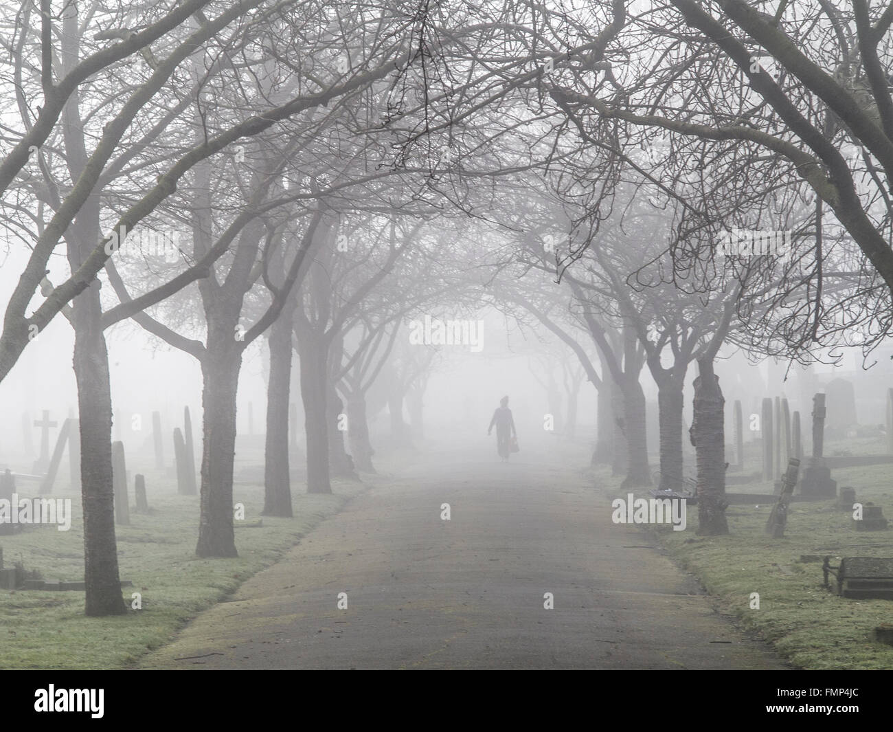 Ghostly figure mist hi-res stock photography and images - Alamy