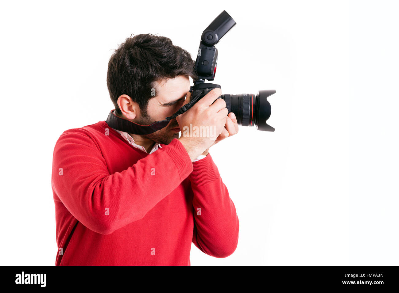 Red eye camera flash hi-res stock photography and images - Alamy