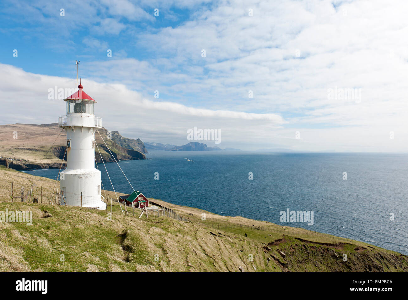 Lighthouse mykines faroe islands hi-res stock photography and images ...