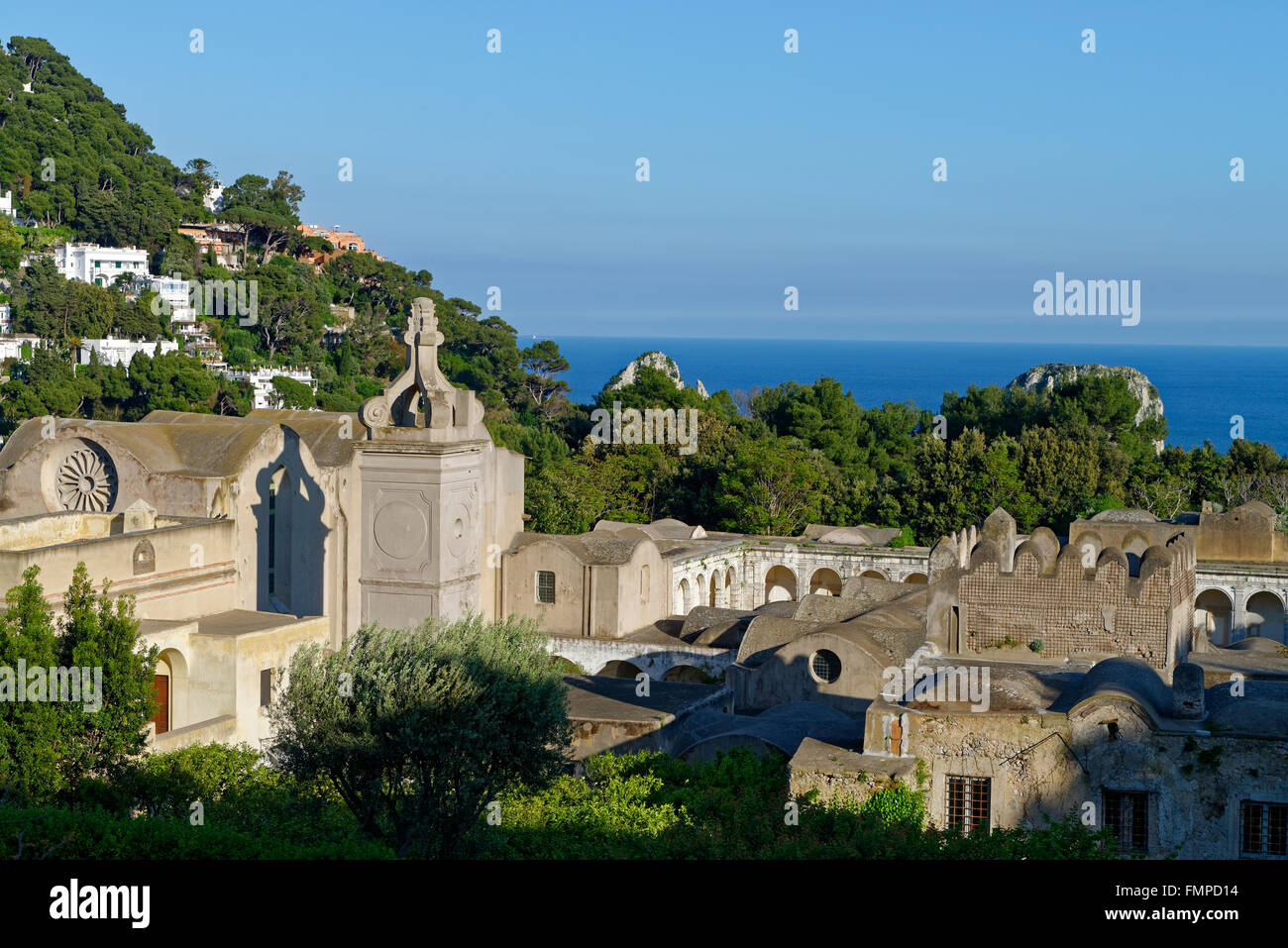 Certosa di San Giacomo, Carthusian monastery, Capri, Gulf of Naples ...