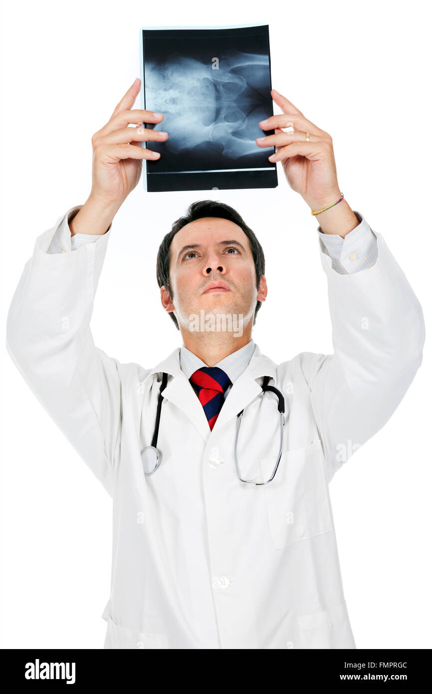 Doctor analyzing scan ray hi-res stock photography and images - Alamy