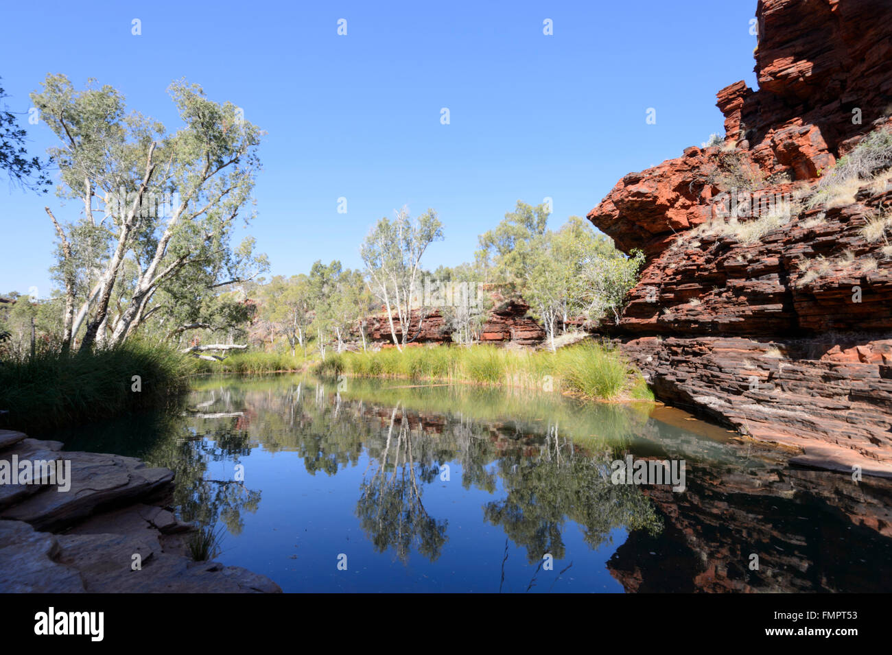 Kalamina Gorge, Karijini National Park, Pilbara, Western Australia, WA ...