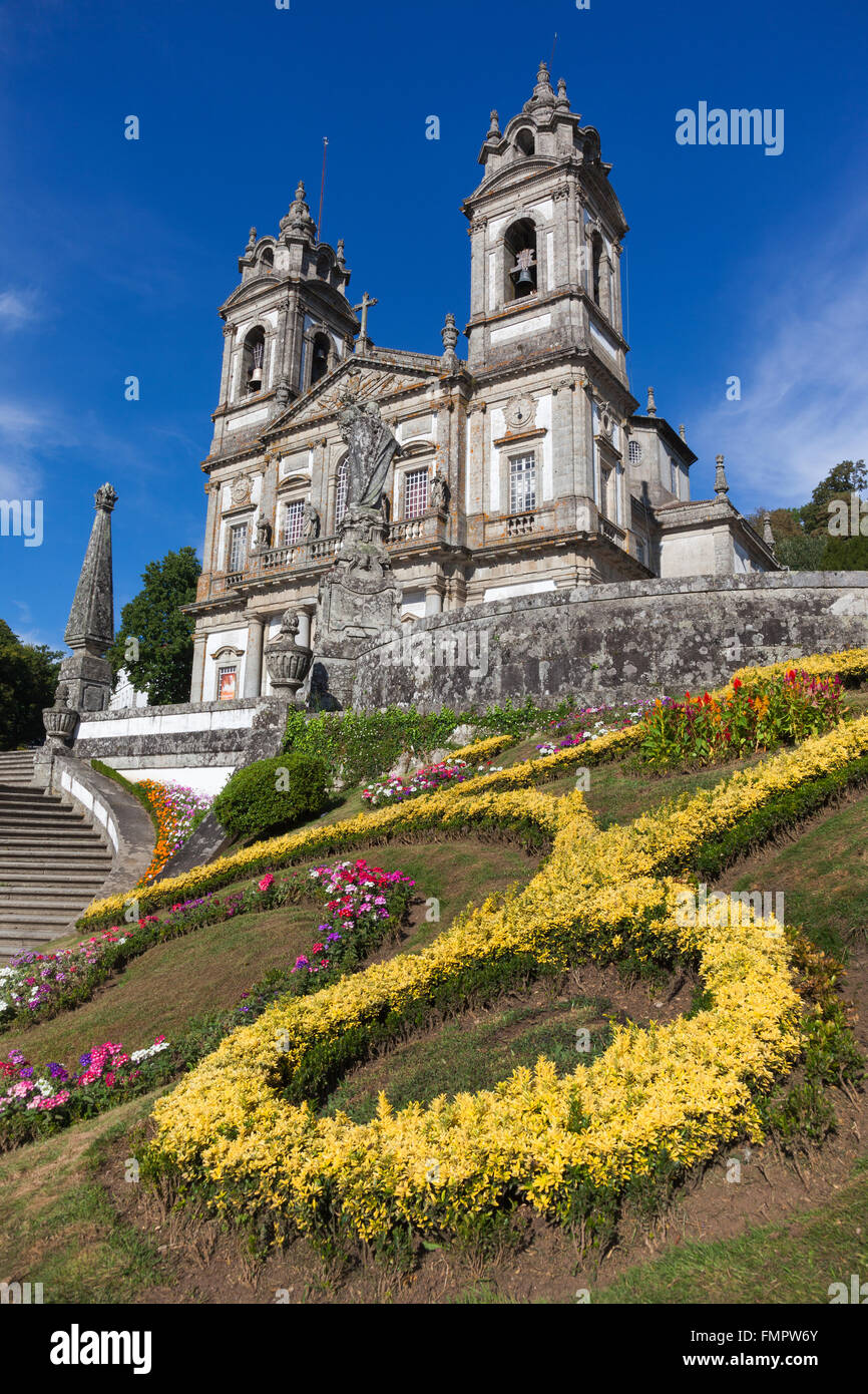 Sanctuary of Bom Jesus do Monte in Braga, north of Portugal Stock Photo ...