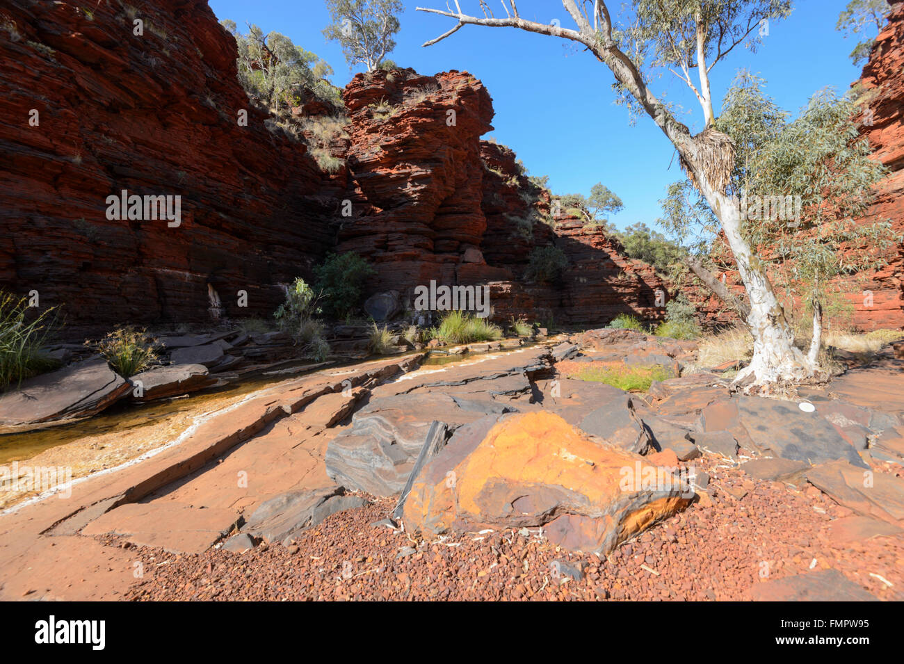 Kalamina Gorge, Karijini National Park, Pilbara, Western Australia, WA ...