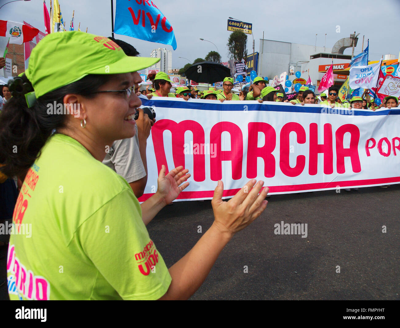 Lima, Peru. 12th Mar, 2016. Thousands of people from religious ...