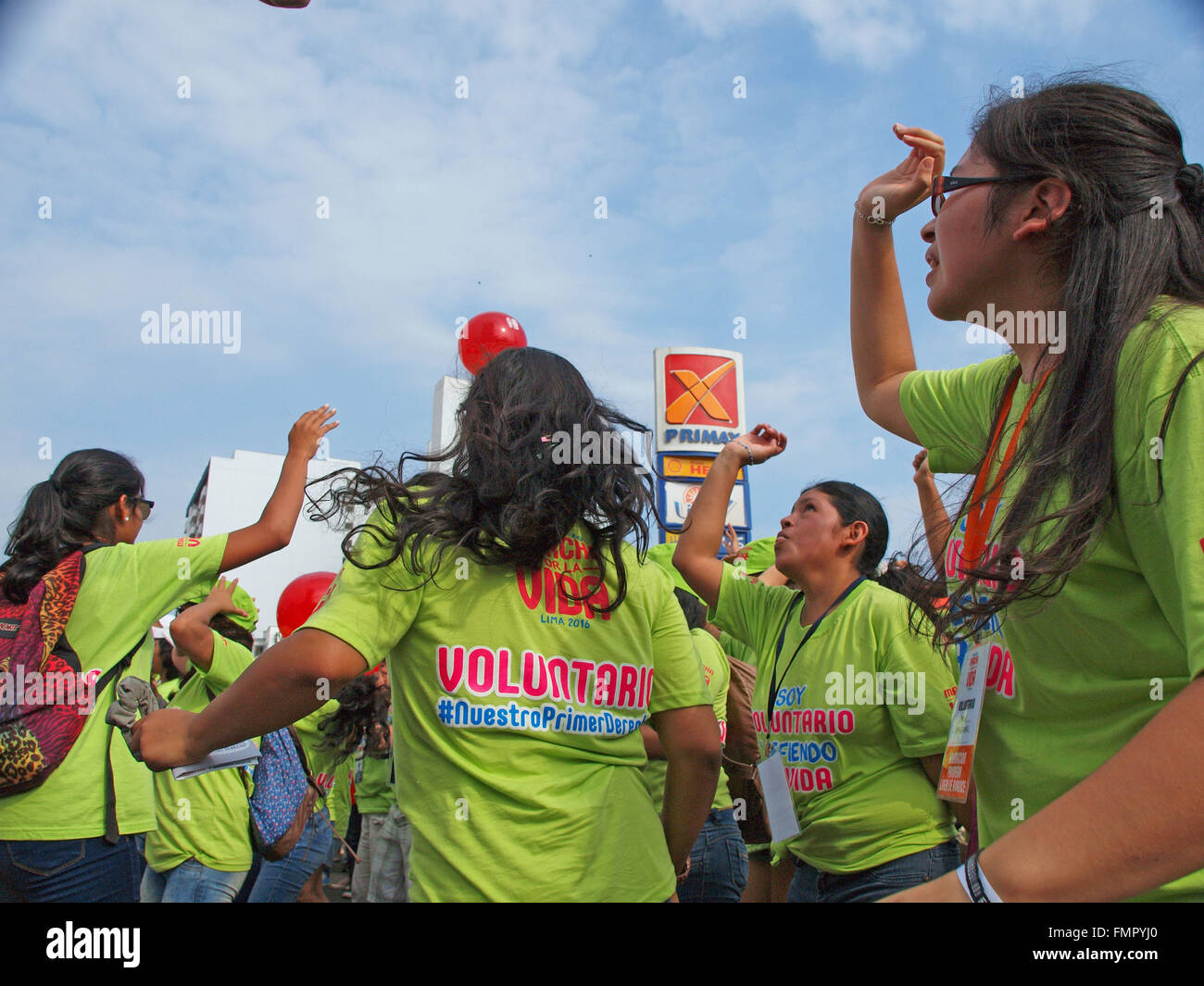 Lima, Peru. 12th Mar, 2016. Thousands of people from religious ...
