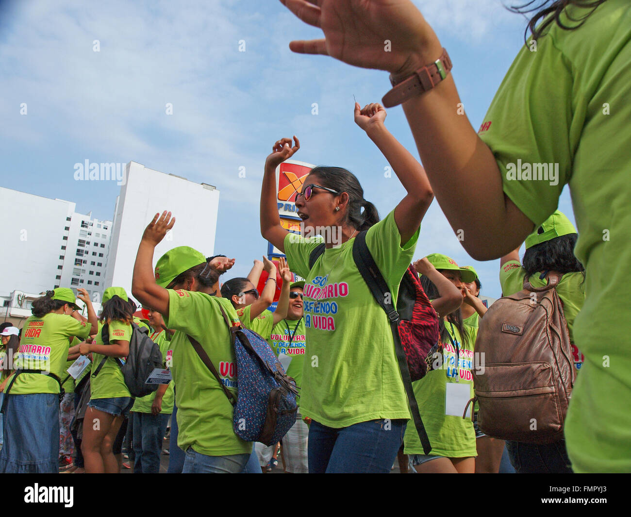 Lima, Peru. 12th Mar, 2016. Thousands of people from religious ...